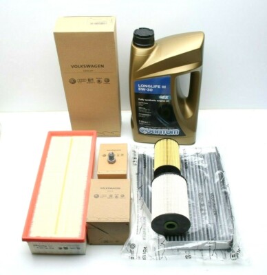 Genuine Audi A1 A3 Q3 VW Golf Mk6/7 Seat Leon 1.6 2.0 TDI Service Kit ...