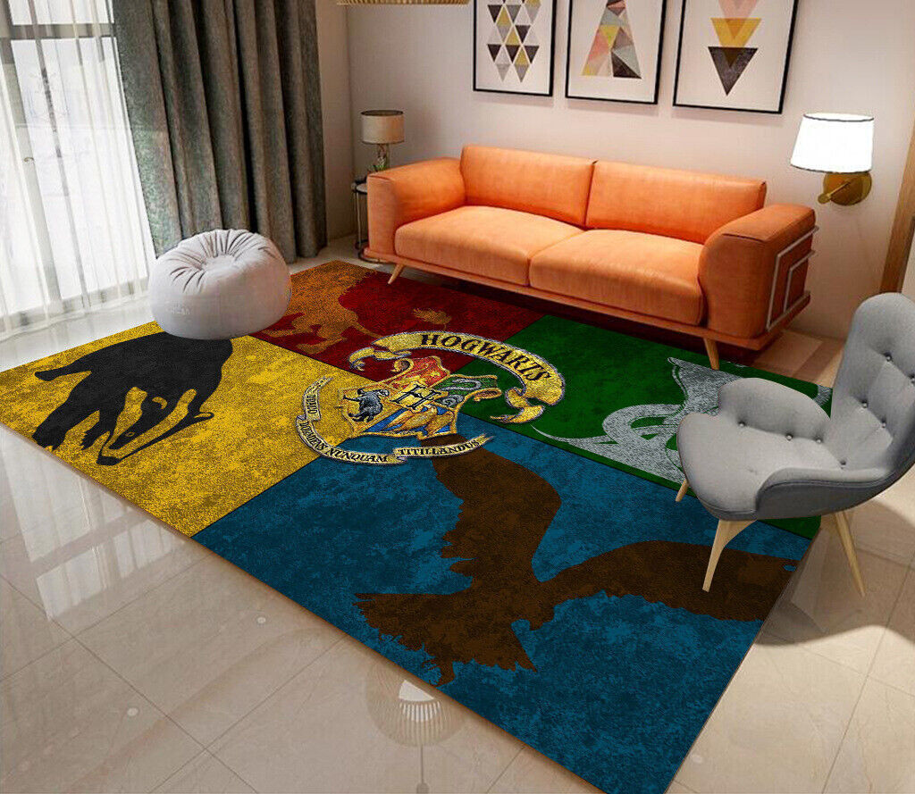 Harry Potter Hogwarts Floor Rug Carpet Bedroom Doormat Living Room ...