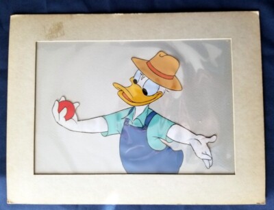 1952 Donald Applecore Duck Hand Painted Walt Disney Production ...