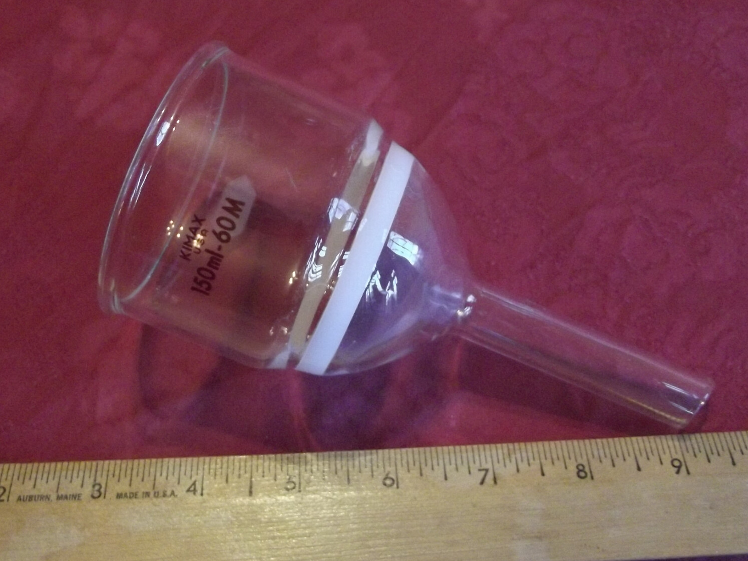 Kimax USA Pyrex Fritted Sintered Buchner Funnel 150 Ml 60m for sale ...