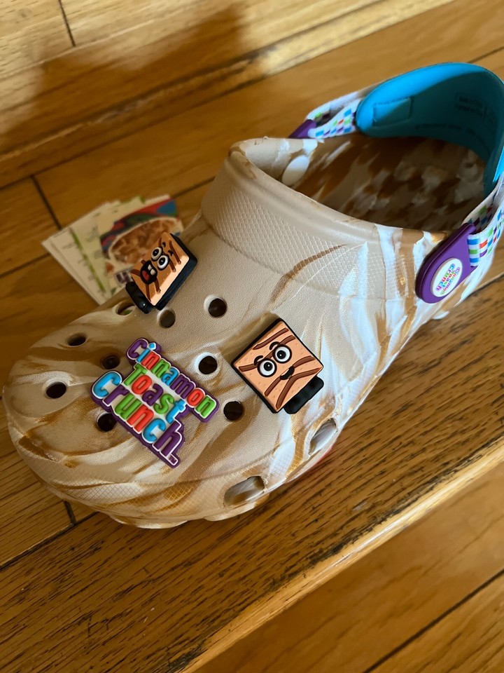 Crocs x Cinnamon Toast Crunch Shoes Size J6 Youth/Womens 8/EU 38 ...