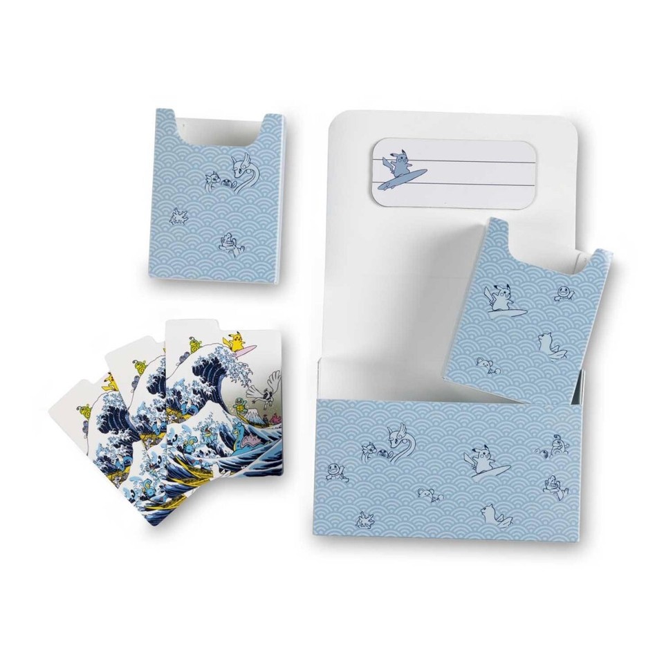 Great Wave Pikachu & Friends Double Deck Box Pokemon Trading Card TCG ...