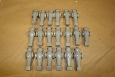Lot of 19 Replacement Foosball Table Players (Grey) | eBay