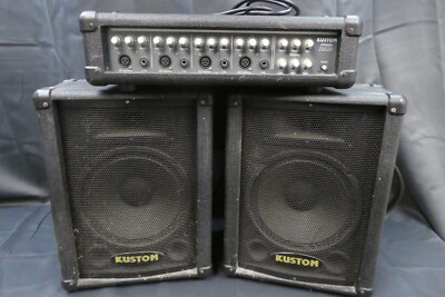 Kustom Portable PA System - 2 KSC-10 Speakers and 1 KPM4080 Mixer ...