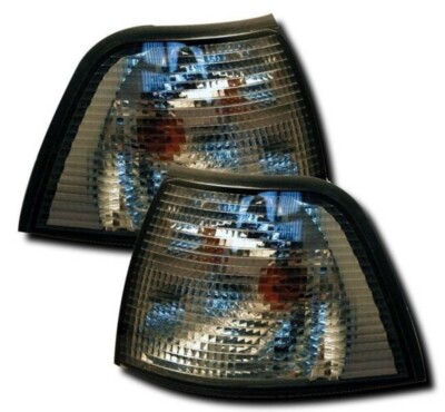 SMOKED FRONT INDICATOR LIGHTS FOR BMW 3 SERIES E36 COUPE & CONVERTIBLE ...