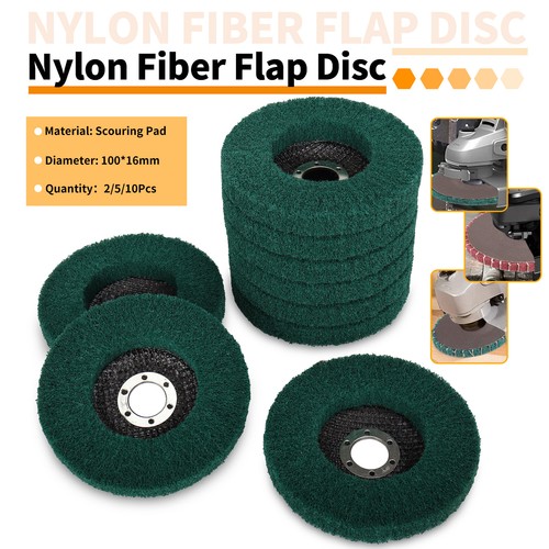 100mm Nylon Fiber Flap Polishing Wheel Disc Buffing Pad For Angle ...