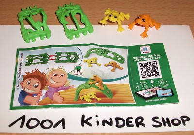 KINDER NATOONS EN 125 EN125 FRÖSCHE FROG GRENOUILLE + BPZ 10.2017 | eBay