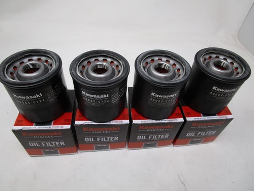 4 Genuine Kawasaki 49065-0724 Oil Filters FH381 FH430V FH480V FH500V | eBay
