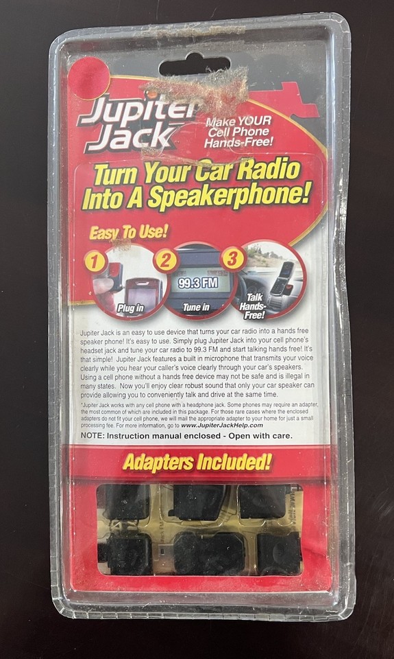 Jupiter Jack Turn Your Car Radio Into A Speaker Phone AT&T Verizon ...