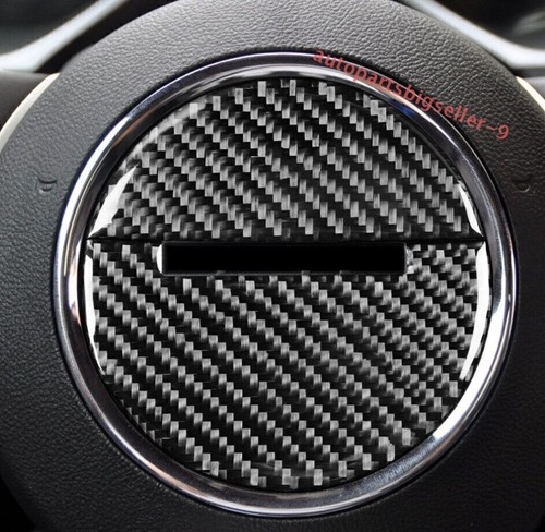 Chevrolet Camaro 10-2011 Real Carbon Fiber Steering Wheel Decor Cover ...