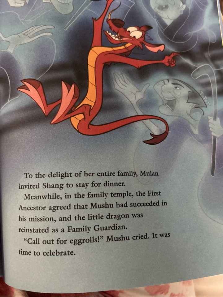 1998 Excellent Condition Disney’s Mulan Classic Storybook Mouse Works ...