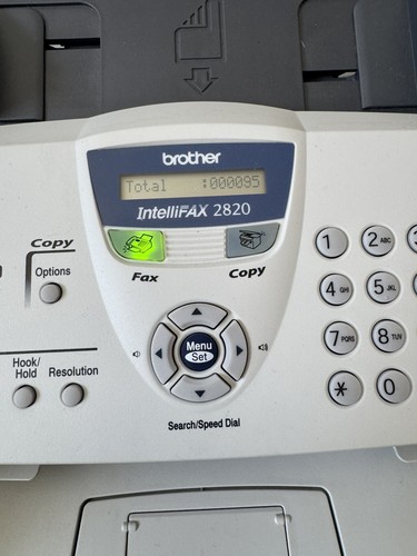 Brother Intellifax 2820 Monochrome Laser Copy Fax Machine 95 Pages ...