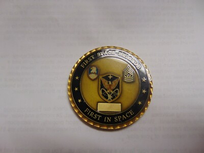 CHALLENGE COIN FIRST SPACE BRIGADE CSM DARYYALL L SUMPTER FIRST IN ...