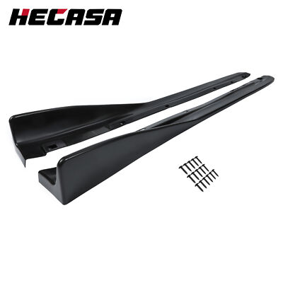Fits 02-07 Impreza WRX STI CS Style Side Skirts Extension Rocker Panel ...