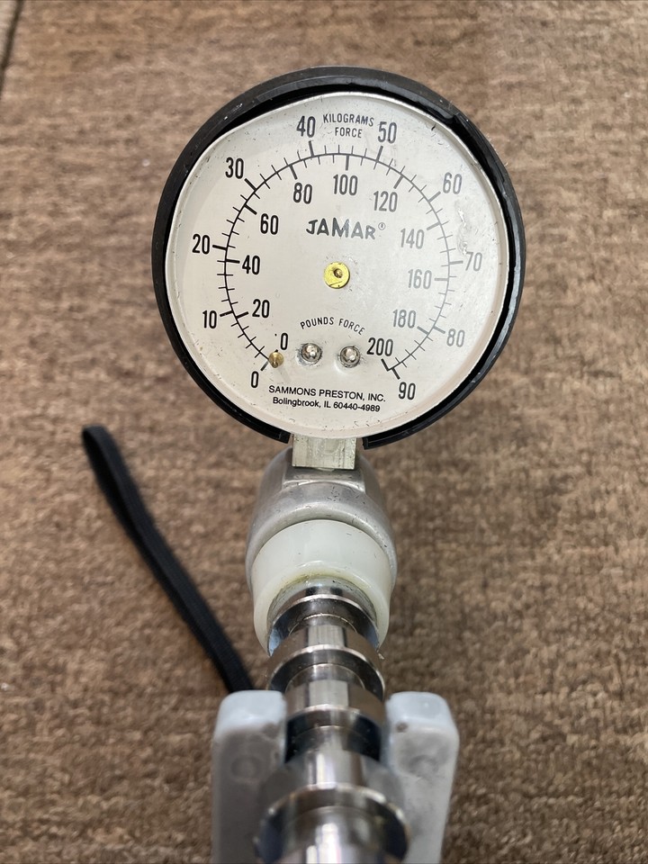 Jamar Hydraulic Hand Dynamometer, Max Force Patient Progress Indicator ...