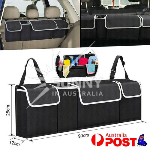Back Seat Organiser Car Hanging Pouch Bag SUV Hatchback Trunk Boot ...