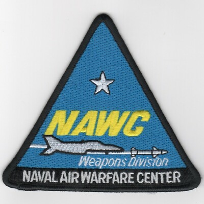 3.75" USAF AIR FORCE WARFARE NAWC F-16 TRIANGLE BLUE EMBROIDERED JACKET ...