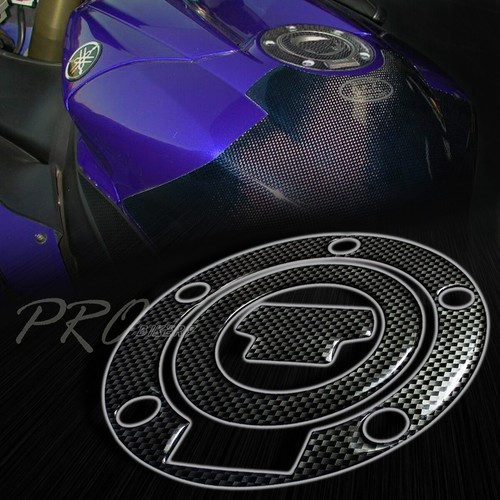 Gas Tank Fuel Cap Cover Decal Pad YZFR1/YZFR6/FZ1/FZ6R/FJR1300 Carbon ...