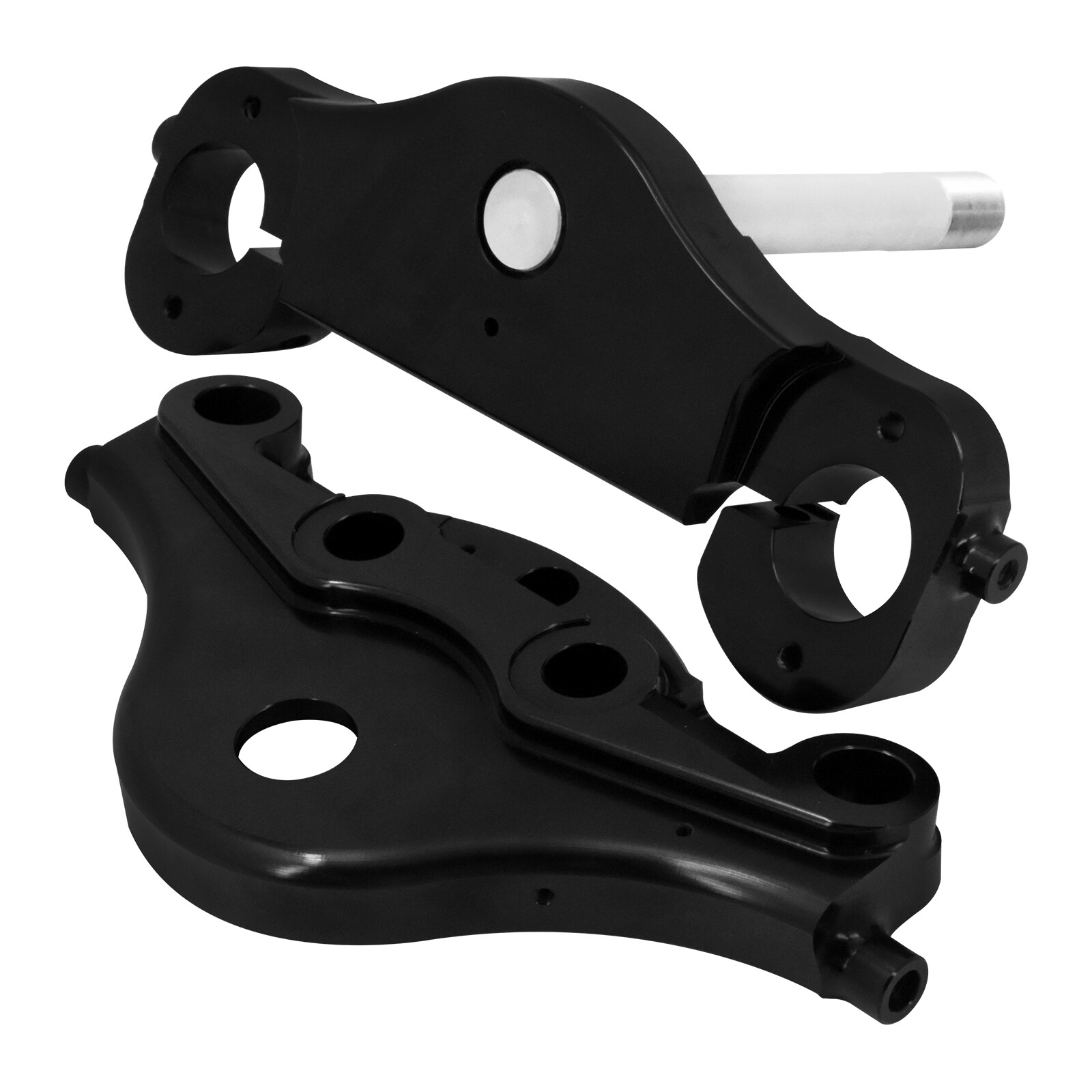 11 Degree 21" 23" Wheel Raked Triple Trees Kits Fit For Harley Touring ...