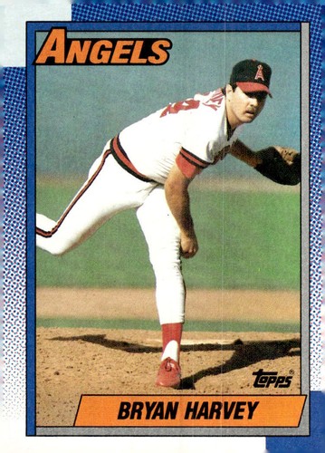 1990 Topps #272 Bryan Harvey - California Angels | eBay