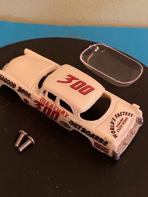 slot car body ho scale - mev orignail 1956 chrysler 300 stock car | eBay