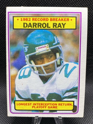1983 Topps Darrol Ray #7 New York Jets | eBay
