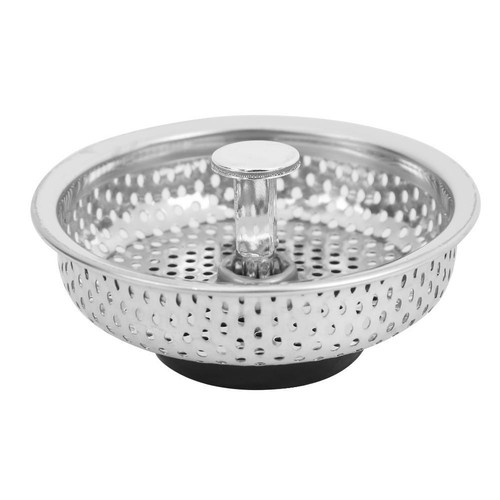 Stainless Steel Mesh Kitchen Sink Plug Filter Cover Bathroom Basin ...
