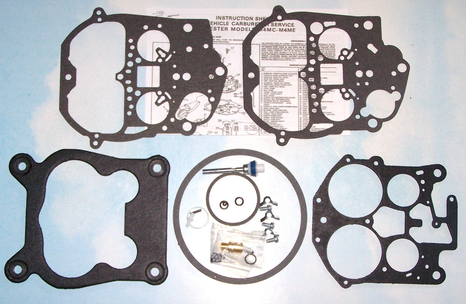 Rochester Quadrajet Carburetor Rebuild Kit Chevy GMC 1979 1980 305" 350 ...