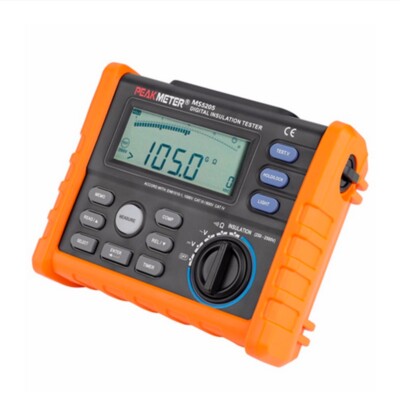 MS5205 Digital Insulation Resistance Tester megger 2500V 200GΩ Volt ...