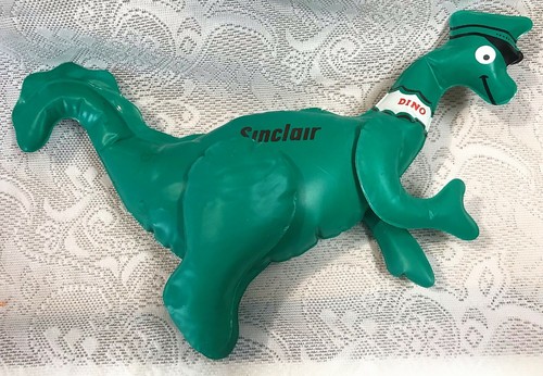 Sinclair Dino Blow up Dinosaur Balloon Inflatable Gas oil sign Vintage ...
