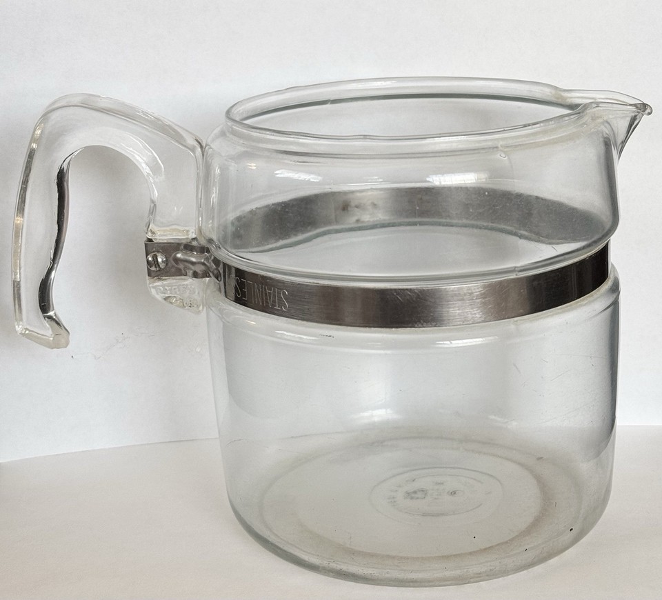 Vtg Pyrex Flameware Percolator 6 Cup Coffee Pot 7756-B Body & Lid Only ...