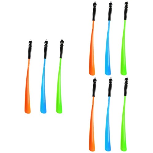 9 pcs Home Use Shoehorns Convenient Shoe Lifter Tools Shoes Wearing ...
