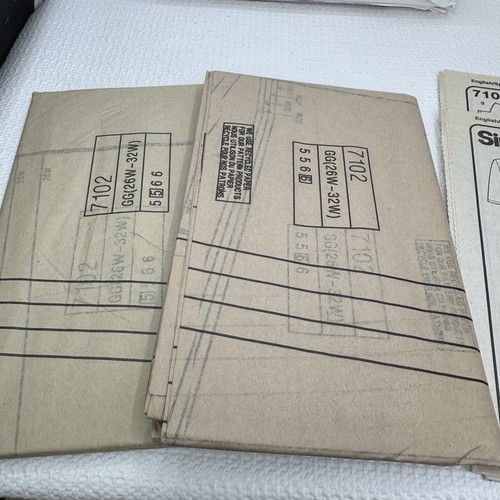 Simplicity 7102 Womans Jumper Dress Pants Skirt Shirt Pattern 26W-32W ...