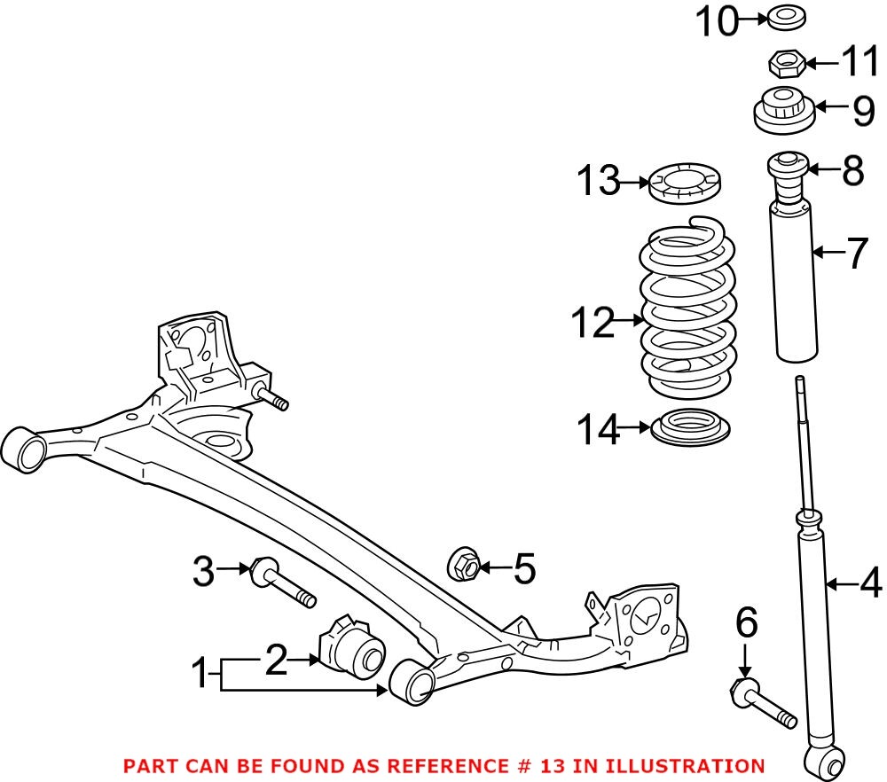 Genuine OEM Rear Upper Coil Spring Insulator For Toyota 4825752010 | eBay