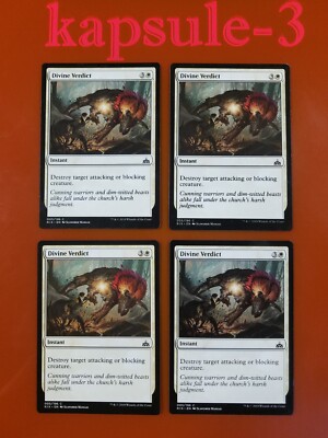4x Divine Verdict (LP-NM) | Rivals of Ixalan | MTG Magic Cards | eBay