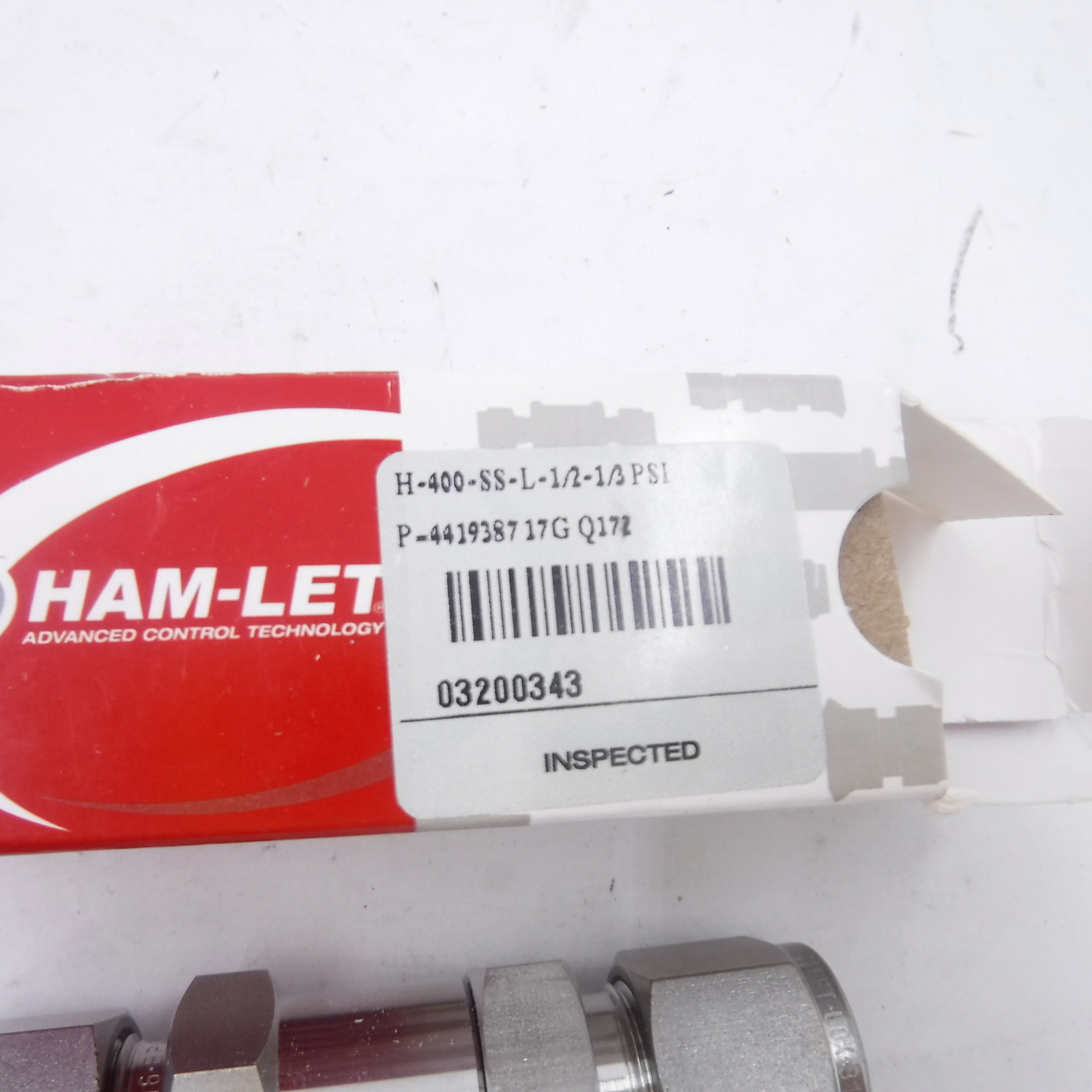 HAM-LET H-400-SS-L-1/2-1/3 PSI / H400SSL1213PSI () for sale online | eBay