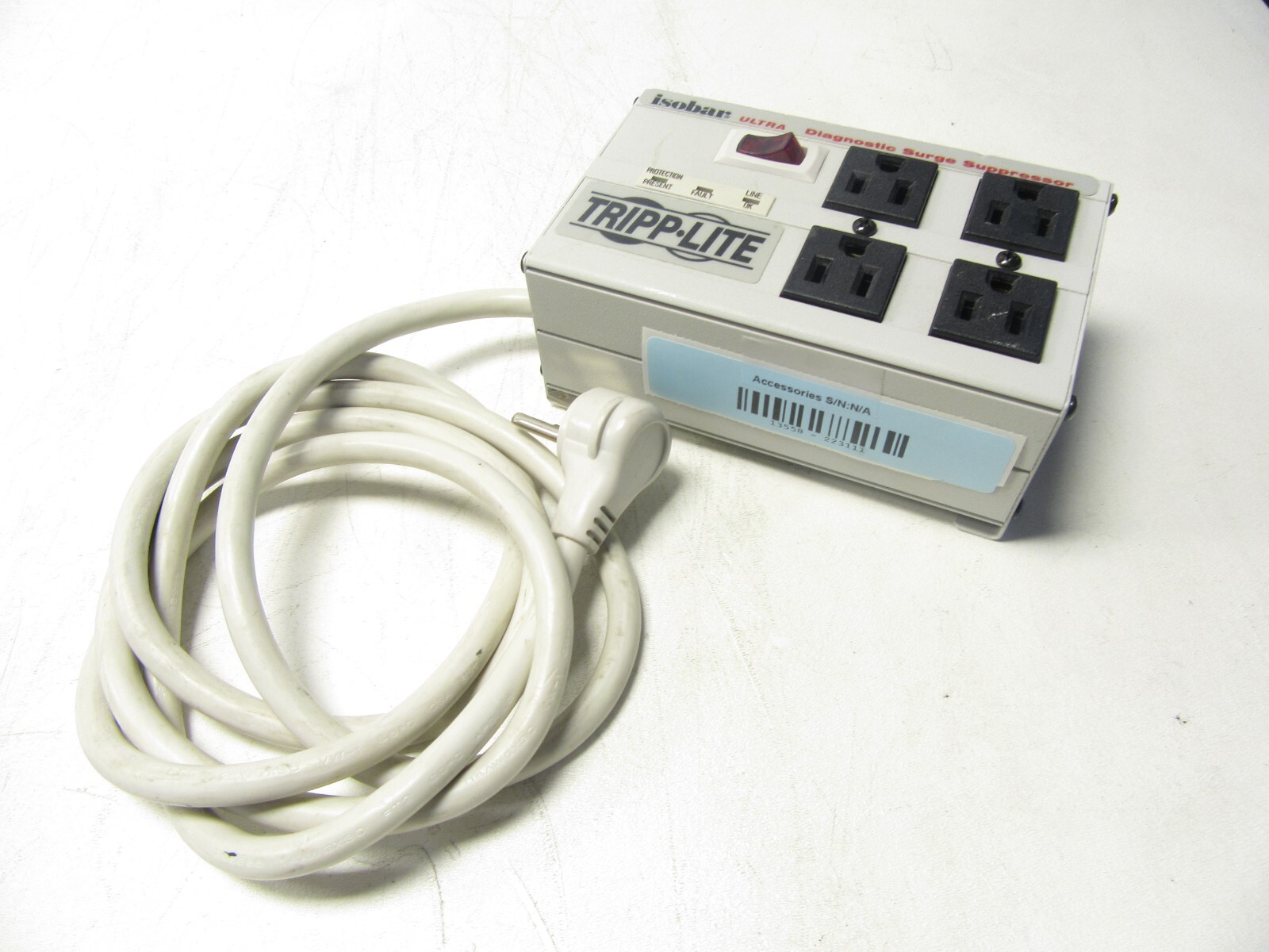 Tripp Lite Isobar4 Isobar Ultra 4 Outlet Diagnostic Surge Suppressor International Society Of 