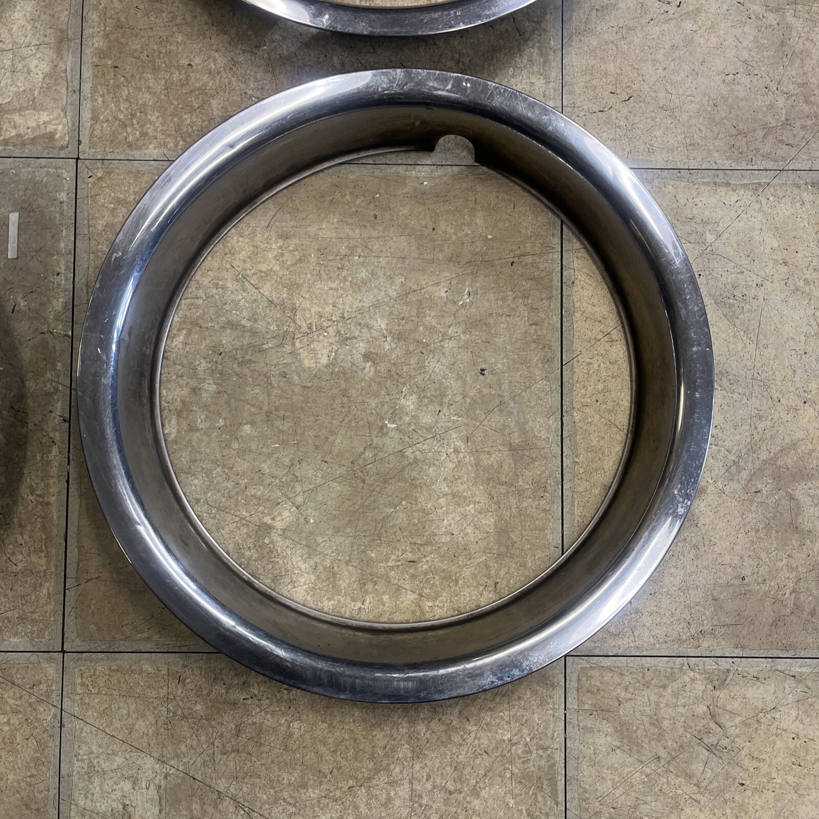 Chrome Wheel Rim Beauty Ring 75-84 VW Rabbit Jetta Pickup MK1 ~ Genuine ...