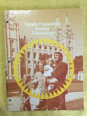 Temple Preparation Seminary Discussion ~ 1978 ~ LDS Mormon Book ~ PB VG ...