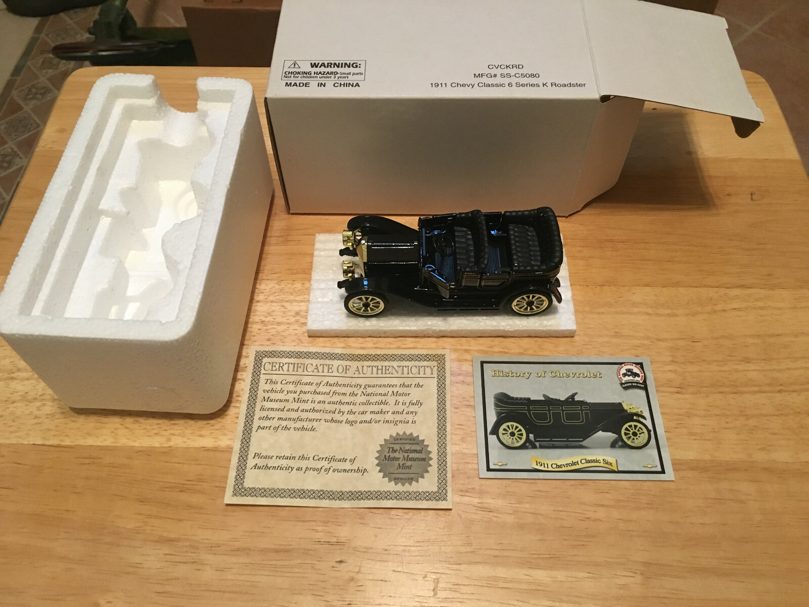 1911 CHEVY CLASSIC 6 SERIES K ROADSTER, NATIONAL MOTOR MUSEUM, MINT, 1/ ...