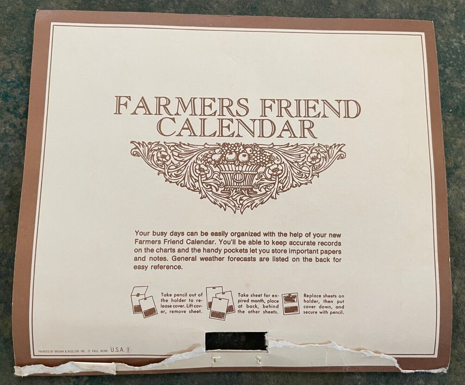 Vintage Dickerson Chevrolet Calendar Ullin IL Impala Primitive Car ...