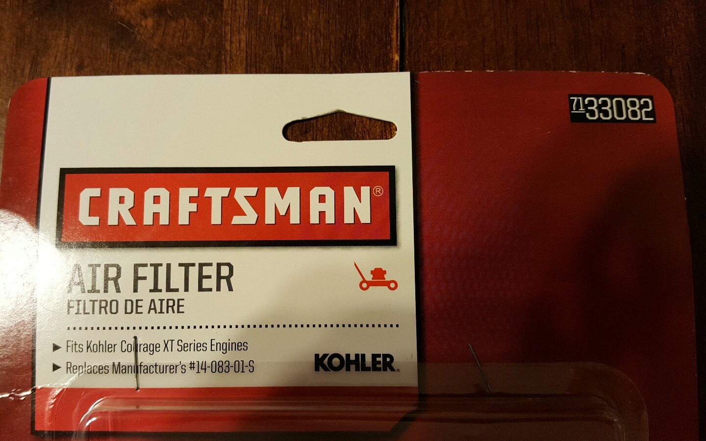 Craftsman 33082 Air Filter. Fits Kohler XT Series. Replaces Manf ...