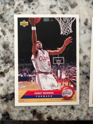 1992 -93 UPPER DECK NBA MCDONALDS CARD LA CLIPPERS DANNY MANNING #P20 ...