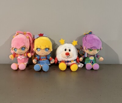 4 Set Rainbow Brite Plush Toy Figures Stormy Tickled Pink Twink NEW ...