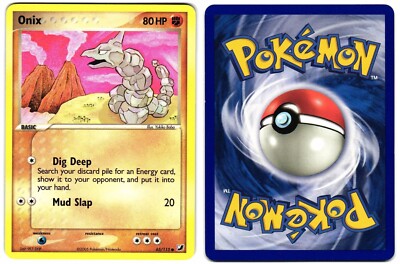 Pokemon Onix 65/115 - Common - EX Unseen Forces Non Holo - NM | eBay