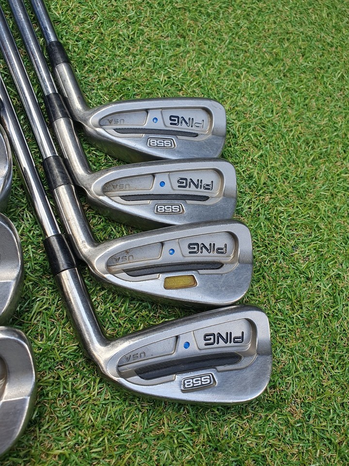 Ping S58 Irons 3-pw. Blue Dot. Stiff Flex. Ping Awt Steel Shafts. | eBay UK