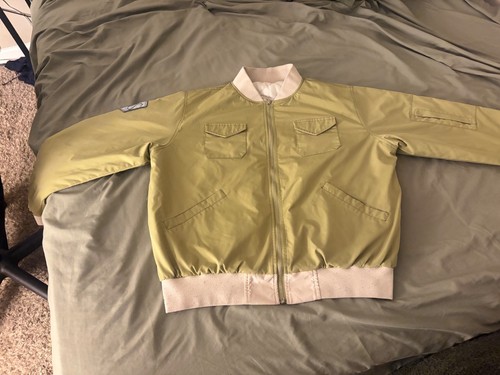 Mimi's Delivery Service Good Kids Laziyu Green Mens Bomber Jacket Size ...