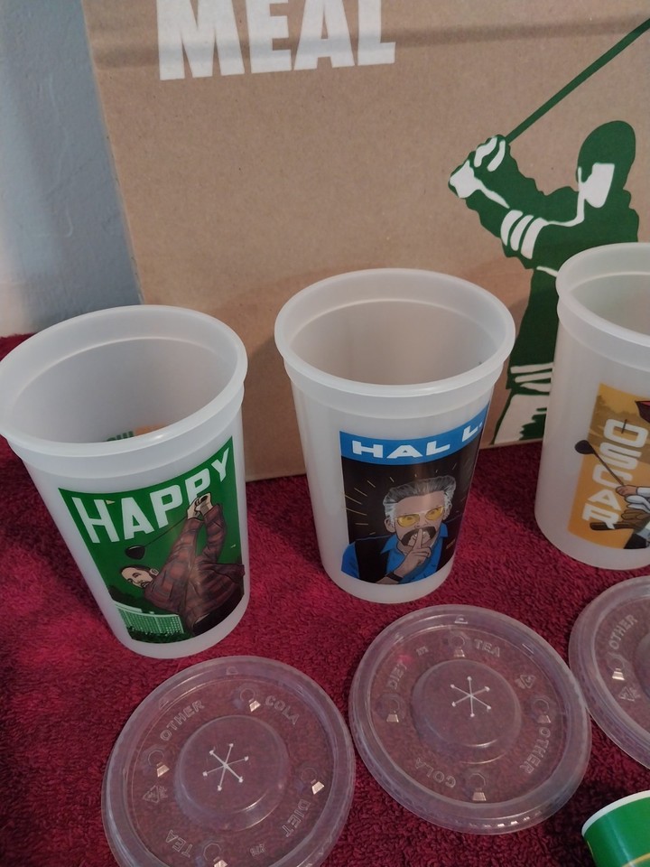 Happy Gilmore 2 Cups, Lids, Stickers and Bag. Brand New. Golf. Netflix ...