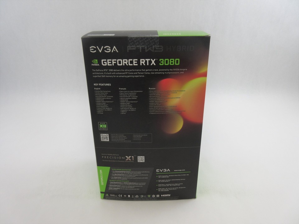 EVGA GeForce RTX 3080 FTW3 Hybrid 10GB GDDR6X with Original Packaging ...