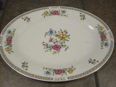 LILING CHINA ~ 'LING ROSE' ~ 14¼ INCH SERVING PLATTER, PATTERN #1106 ...